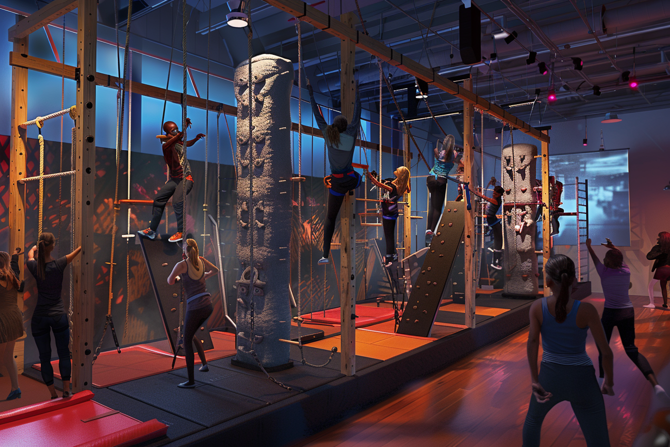 Location, pose, animation de parcours Ninja - France, Ninja Box